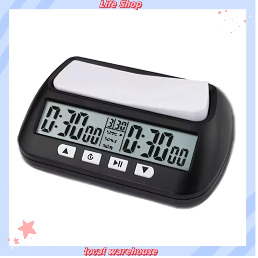 LIFE 3-in-1 Multipurpose Portable Professional Chess Clock Digital ...