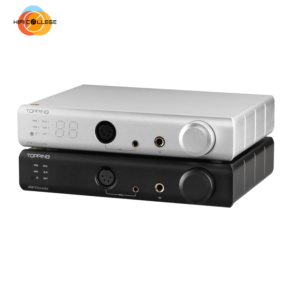 Topping A90D A90 Discrete Fully Balanced desktop HIFI Preamp Headphone ...