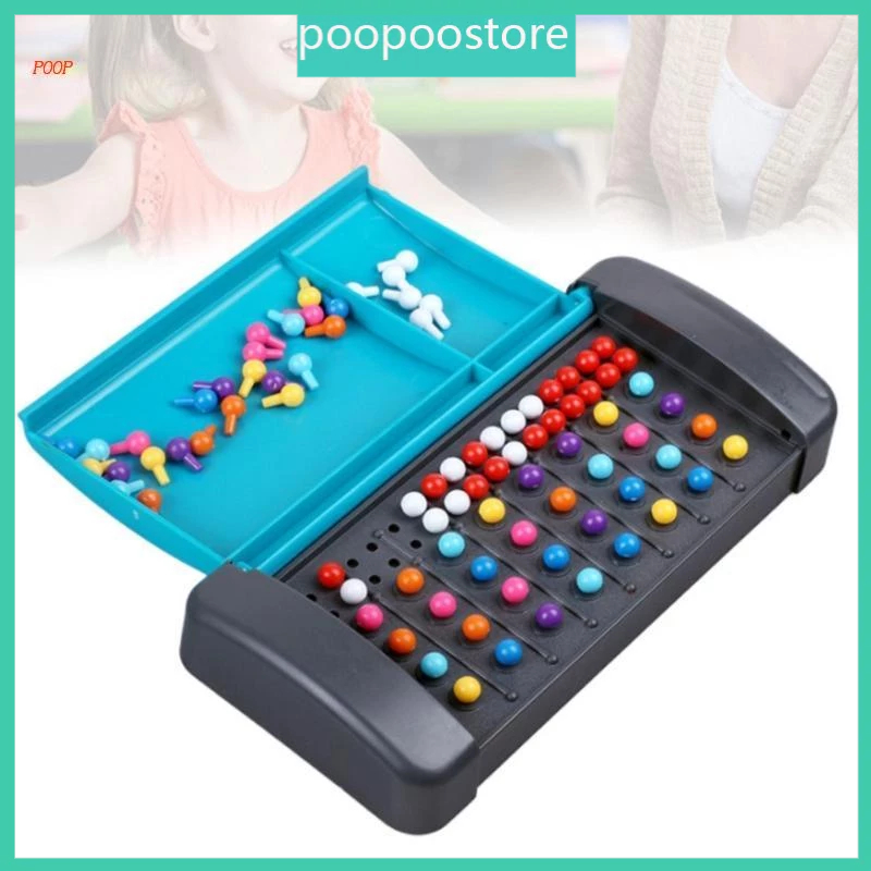 POOP Montessori Code Breaking Board Logics Game Toy Puzzle Color ...