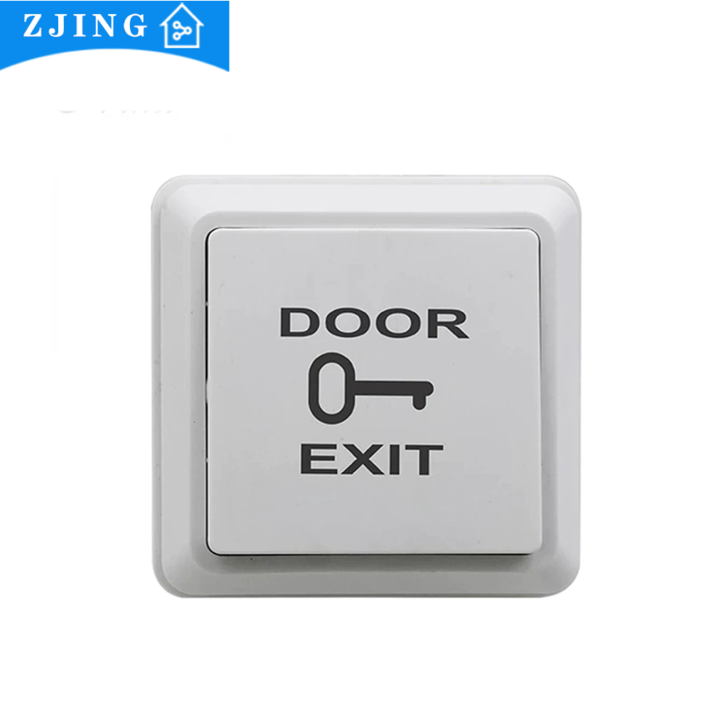 Surface Installing Fireproof Plastic Push Exit Button Door Exit button Switch For Access Control ...