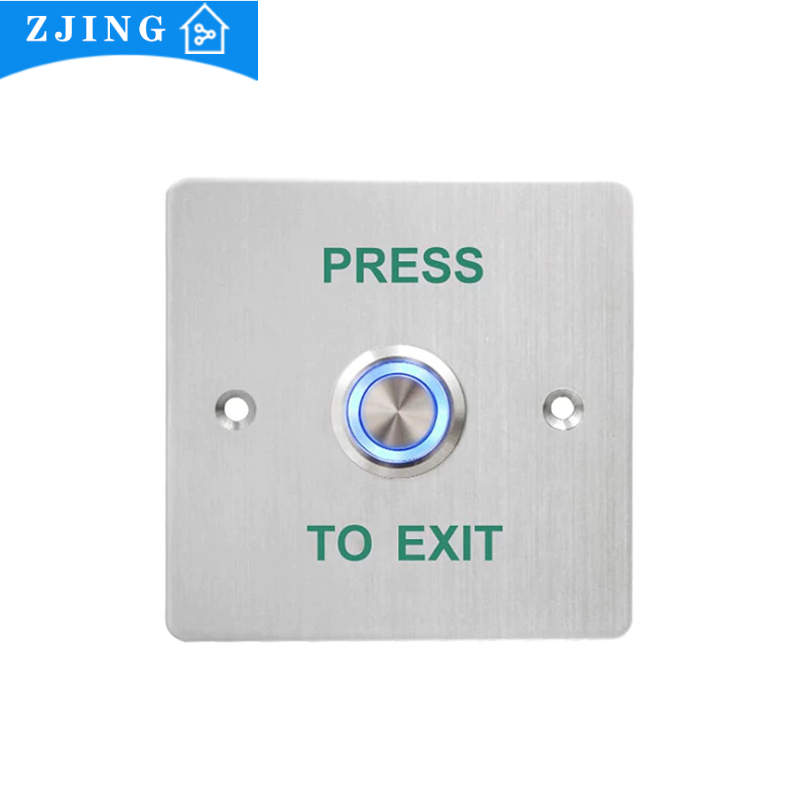 Waterproof Door Open Release Press to Exit Button Switch with LED for Access Control | Shopee ...