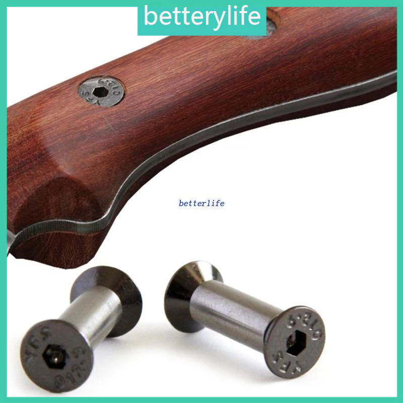 BTF Handle Bolt Rivets Screw YFS Flat Hex Head Knives Fastening Screws ...
