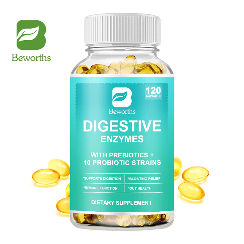 Beworths Digestive Enzyme Capsule Contains Enzymes + Probiotics ...