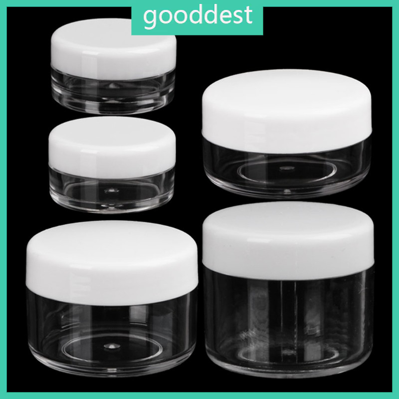 Mini cosmetic jar, cream container, travel size, transparent small ...