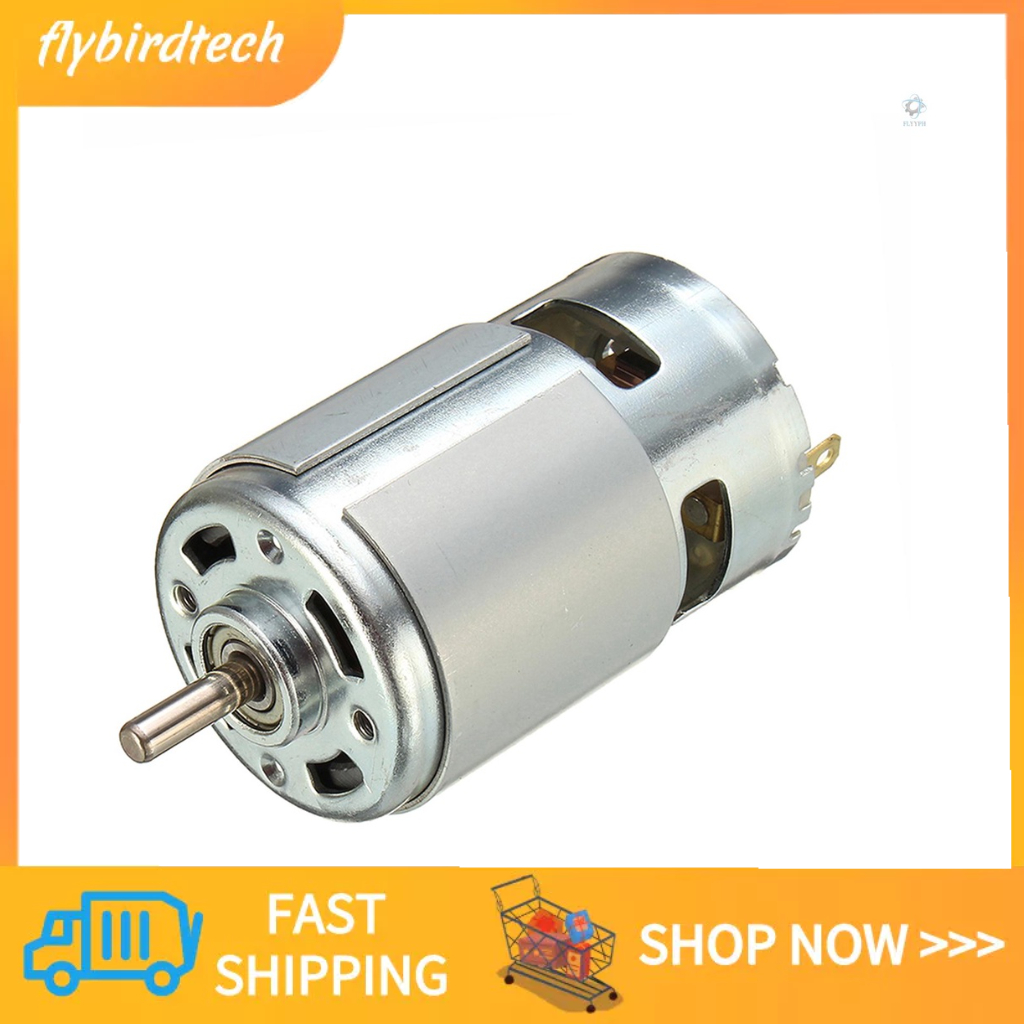 [fly] 775 DC 12V-36V 3500-9000RPM Motor Ball Bearing Large Torque High ...