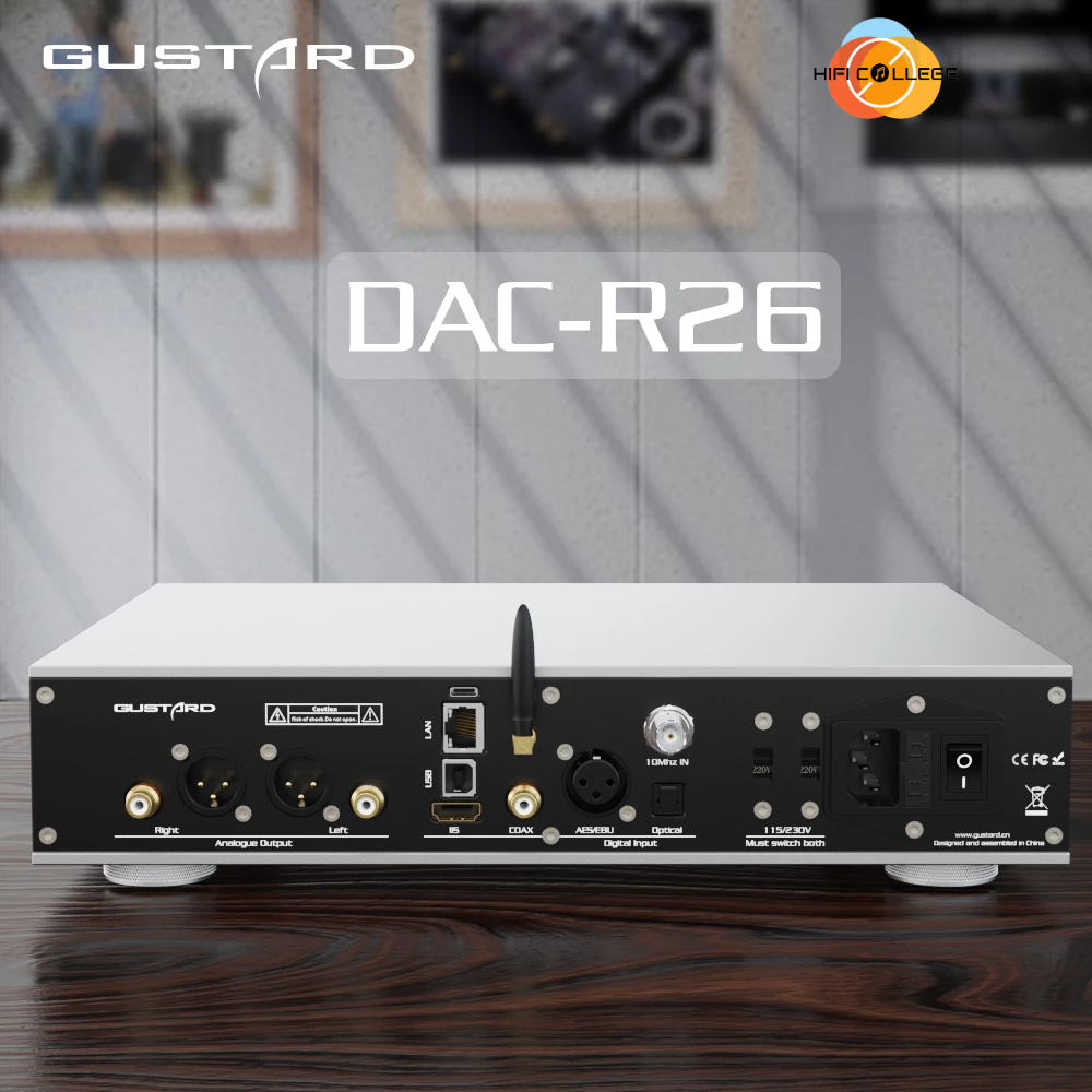 GUSTARD R26 Discrete R2R Decoder with Streamer/Renderer PCM768&DSD512 ...