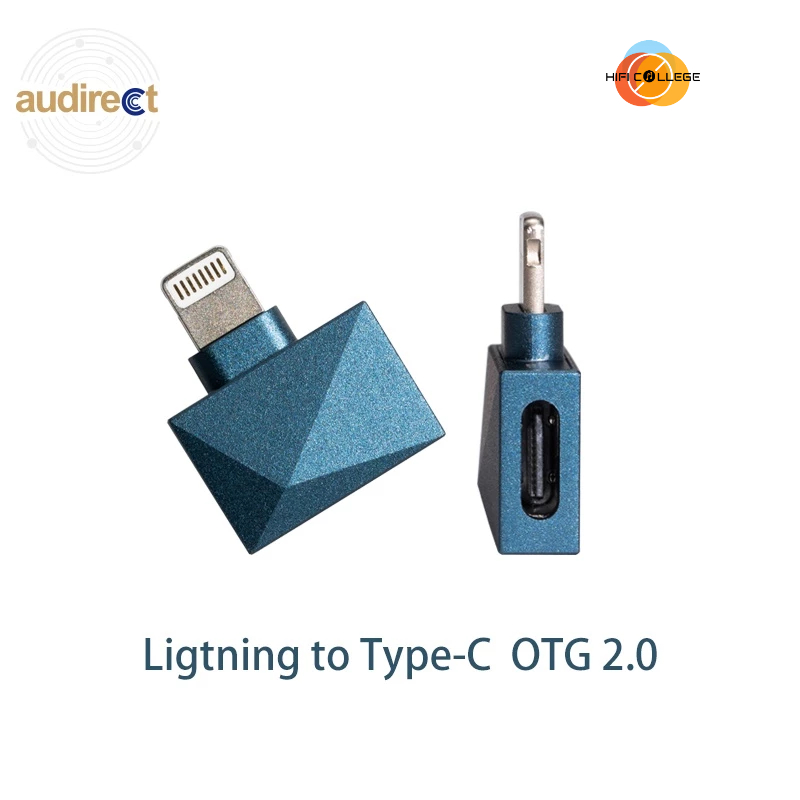 Audirect L/C OTG 2.0 USB OTG Lightning to Type C Socket For iPhone DAC ...