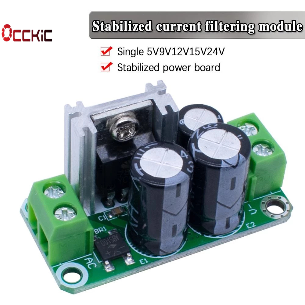 Occkic 5V 6V 9V 12V 15V 18V 24V Stabilized Power Module Single ...