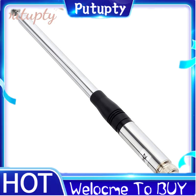27Mhz Antenna 9-Inch to 51-Inch Telescopic/Rod HT Antennas for CB Handheld/Portable Radio with ...