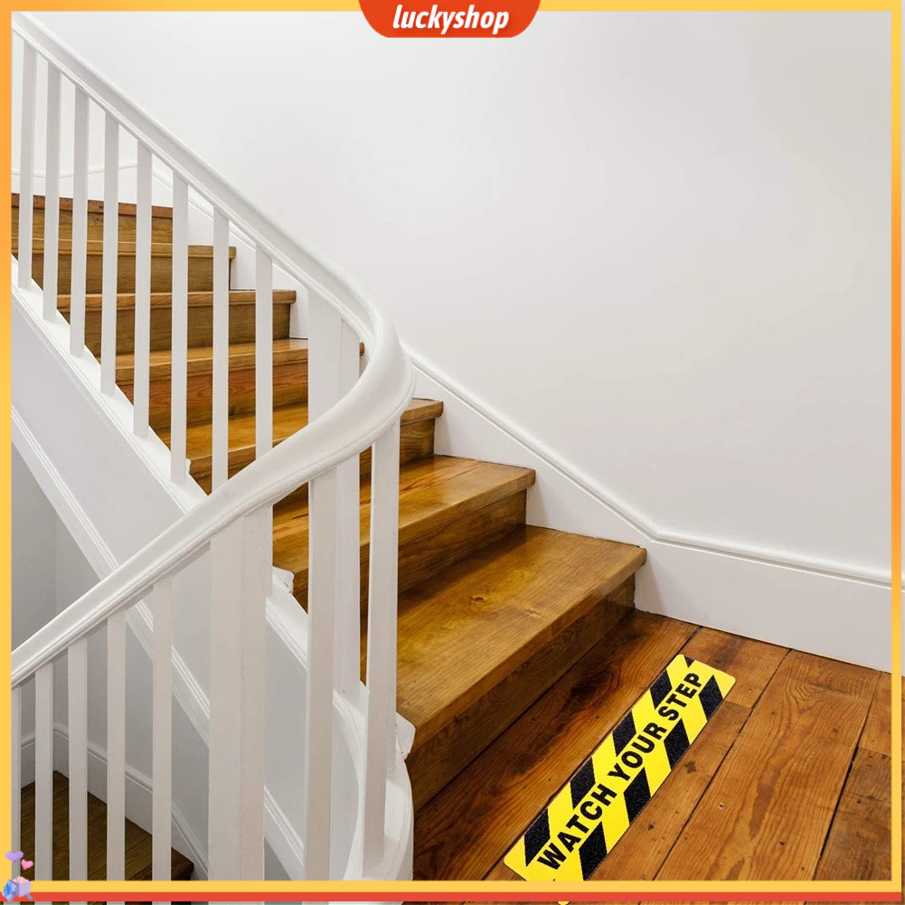 {LUSH} 5CM*5M Warning Safety Stickers Watch Your Step Warning Sticker ...