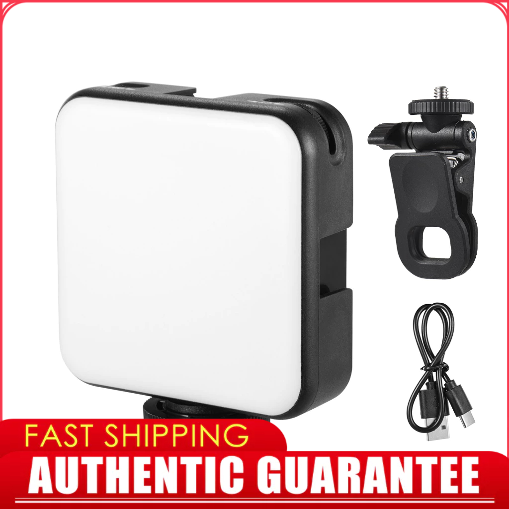 Andoer W64 Mini Clip-on LED Photography Fill Light 64 LEDs 2500K-6500K ...