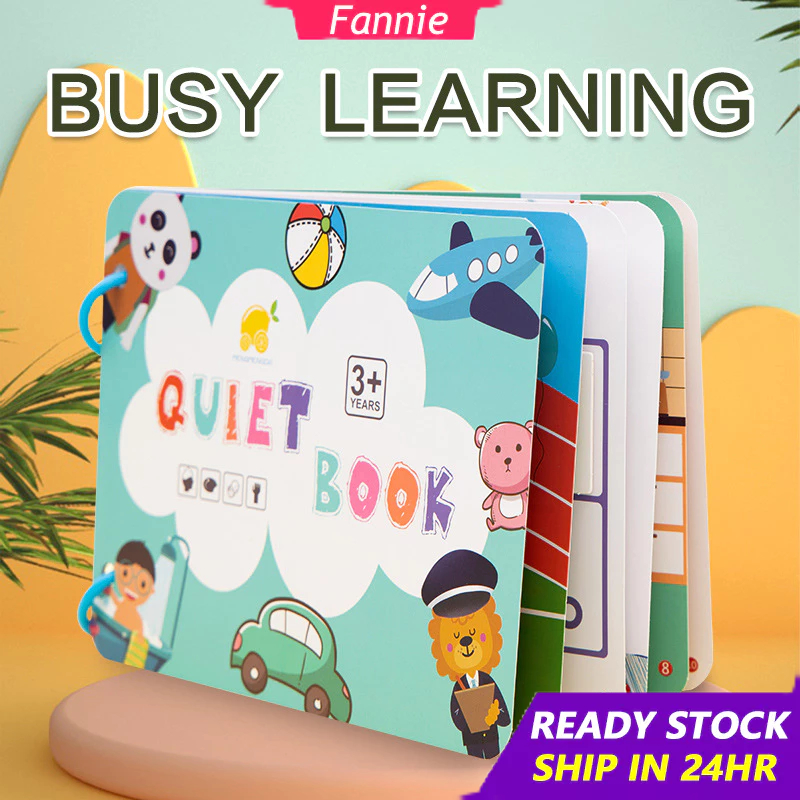 Busy Book for Toddler Preschool Activity Quiet Book Educational ...