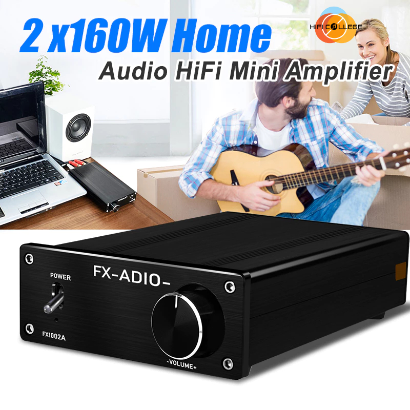 FX-AUDIO FX1002A High-power digital power amplifier 160W | Shopee ...