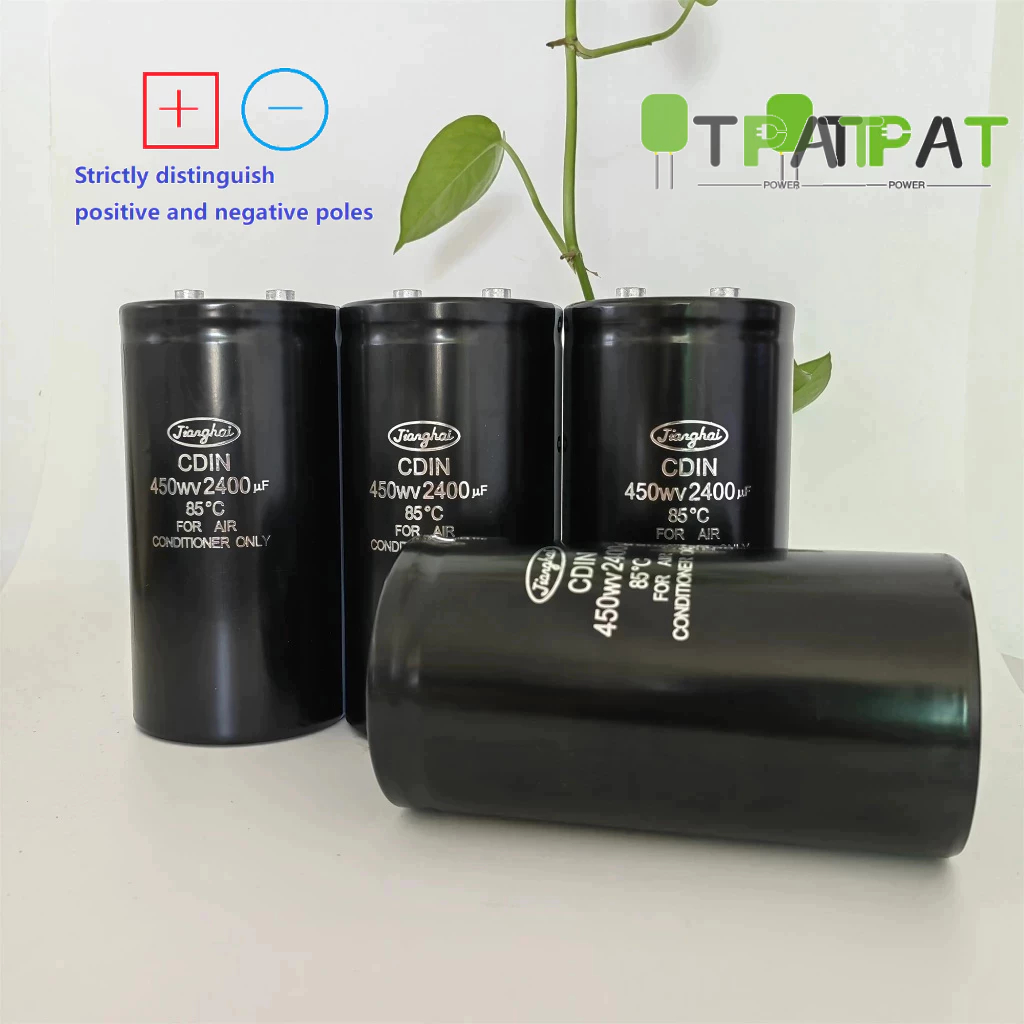 Cdin Jianghai Capacitor Inverter Screw Pin Capacitor 450v2400uf Solar ...