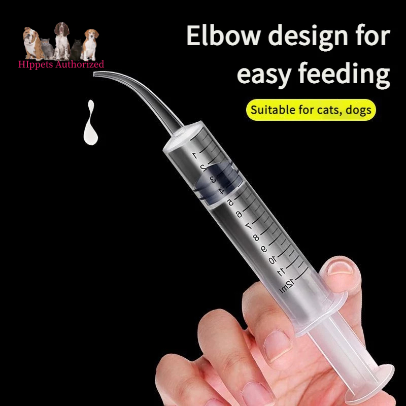 Pet cat dog water feeder syringe needle tube syringe medicine feeder ...
