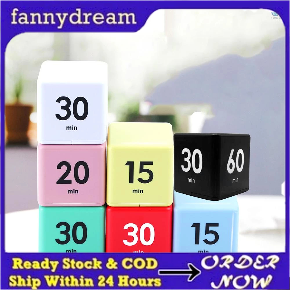 Digital Cube Timers Time Countdown Settings Flip Timer for Studying ...