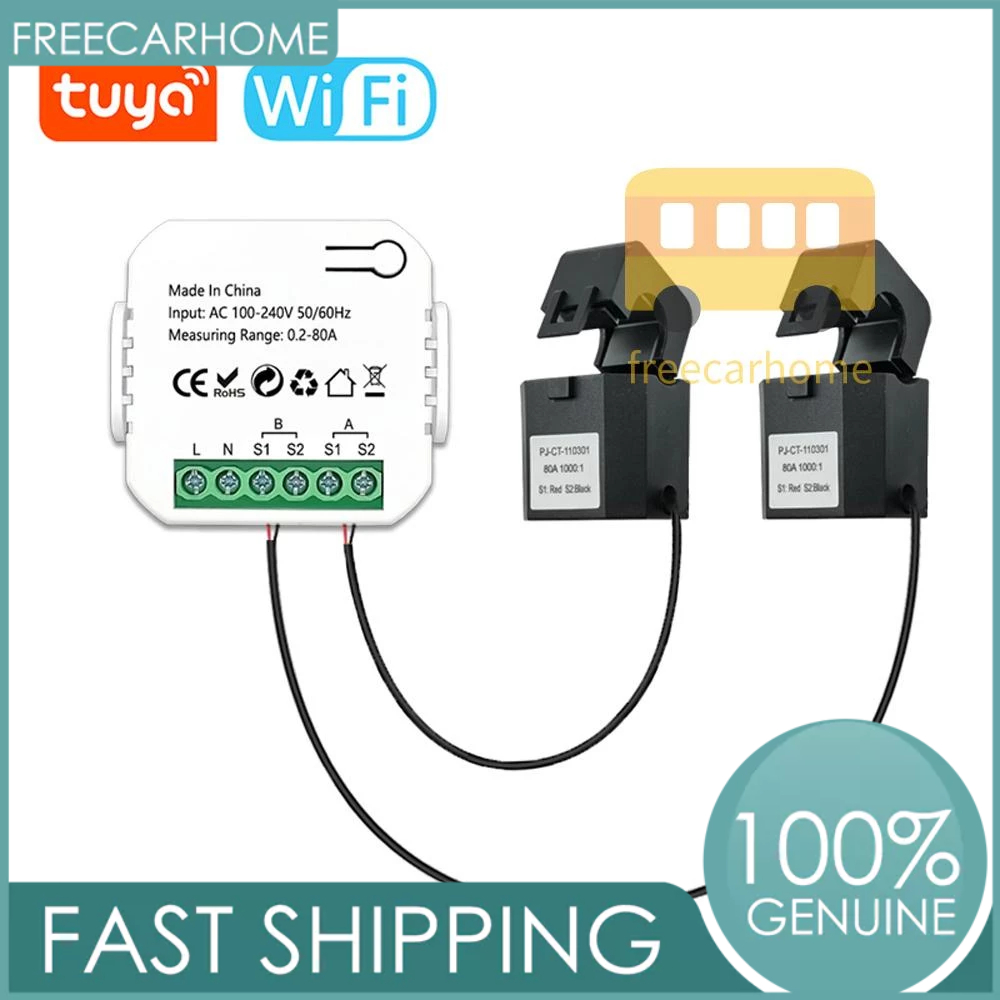 Tuya Wifi Intelligent Energy Meter Solar PV System Power Production ...