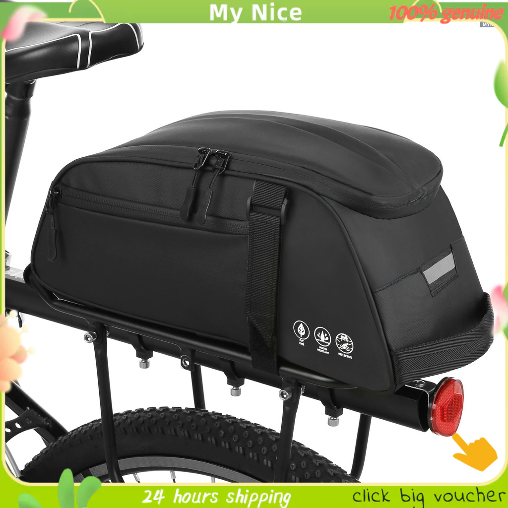Waterproof Bike Rear Rack Bag Bicycle Carrier Cycling Rear Rack Should ...