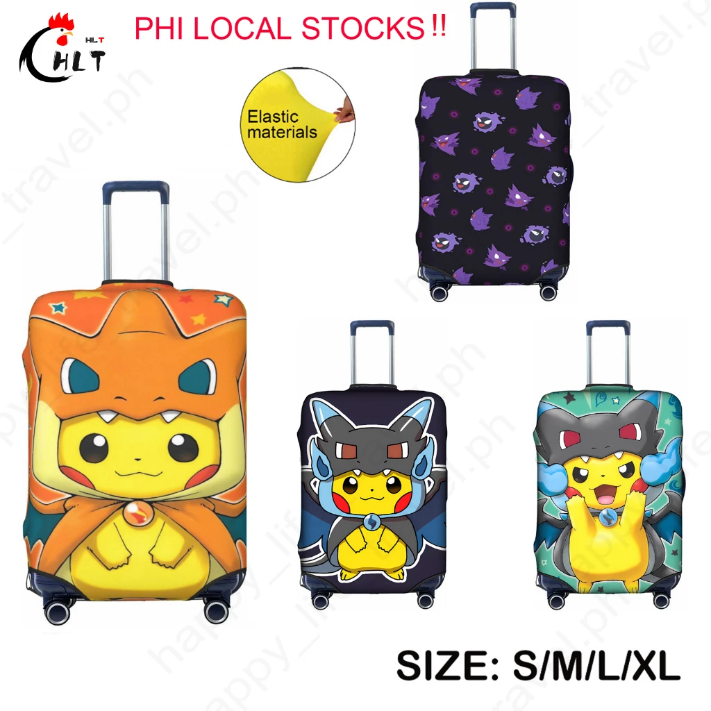Pokemon luggage cover protector laggage travel suitcase cover bag ...
