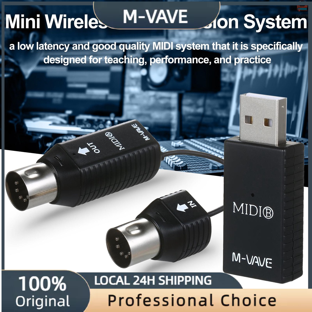 [LOCAL]M-VAVE MS1 Mini Wireless Transmission System MIDI System MIDI ...