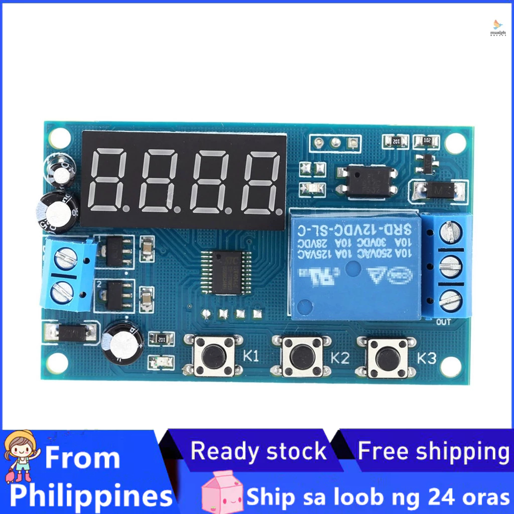 Multifunction Delay Time Module Switch Control Relay Cycle Timer DC 12V ...