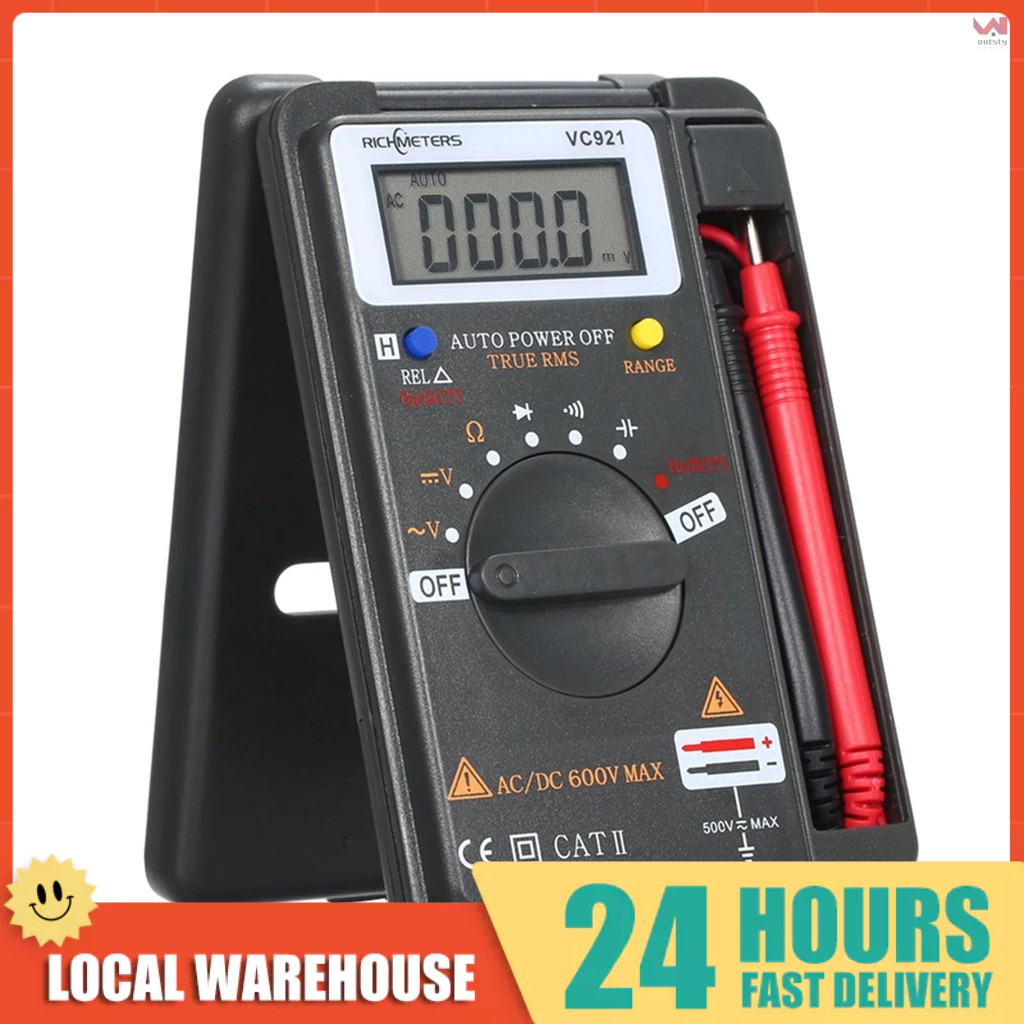 OS RICHMETERS Handheld Mini Digital Multimeter Multifunction 4000 ...