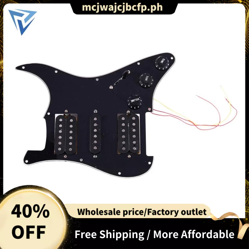 Loaded Prewired Electric Guitar Pickguard 11 Hole Hsh Pickups Pre Wired ...