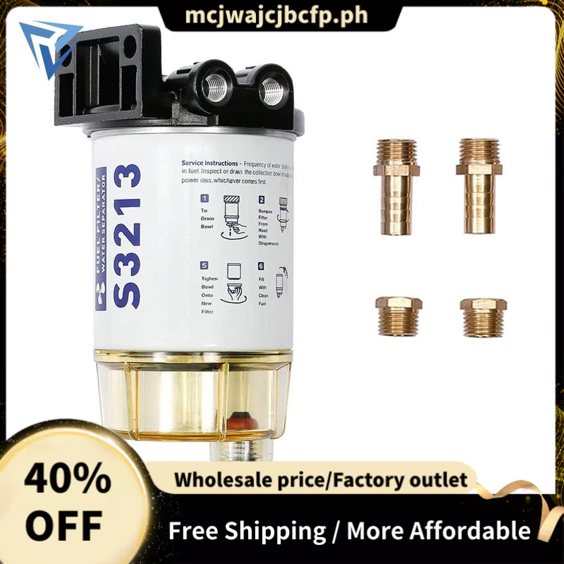 S3213 Fuel Water Separator Filter Assembly for Outboard Motor Mercury ...