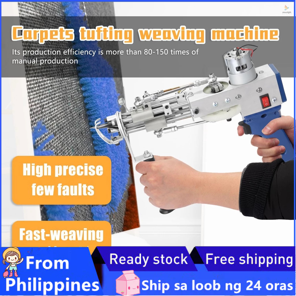 Electric Carpet Tufting Weaving Machine Professional Flocking Device ...