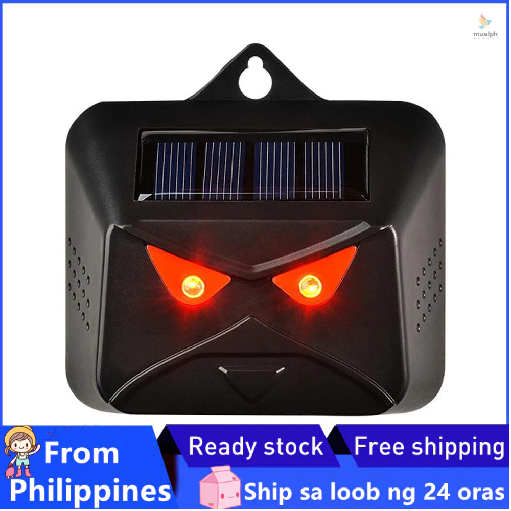 Multi-silicon Solar Panel Battery Dual Powered Animals Repeller Dog ...