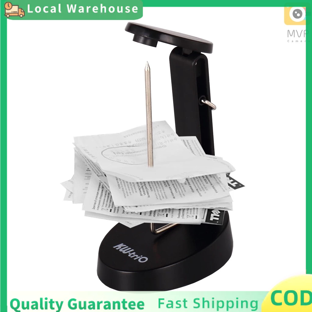 KW-trio Desk Receipt Holder Spike Stick with Hook Safety Protective ...