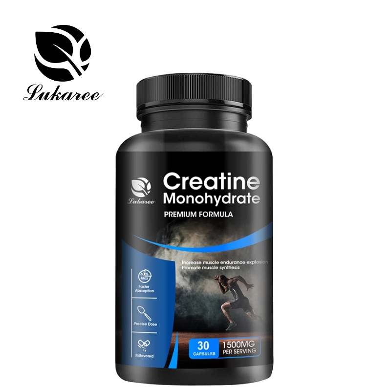 Lukaree Creatine Monohydrate Supplement 1500mg Creatine Capsules for ...