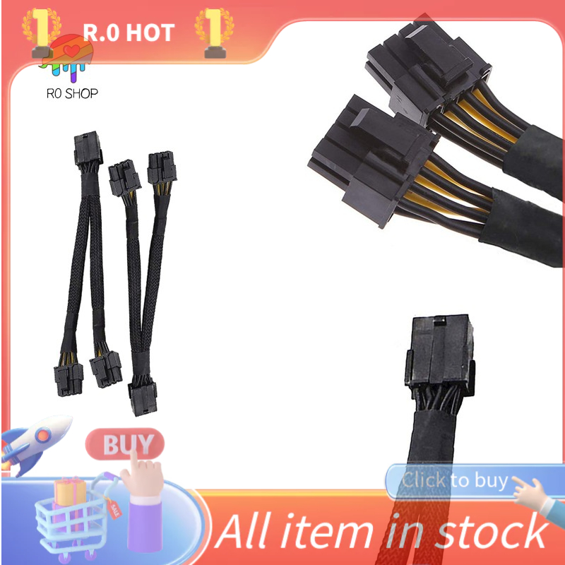 [In stock]-2PCS GPU PCIe 8 Pin Female to Dual 2X 8 Pin (6+2) Male PCI ...
