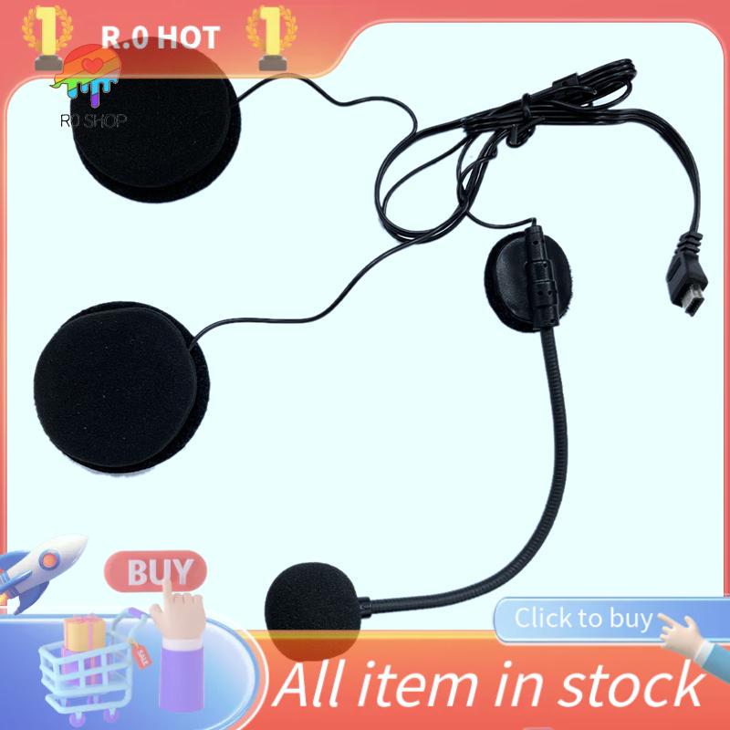 Motorcycle Helmet Bluetooth Headset Microphone Speaker Headset ...