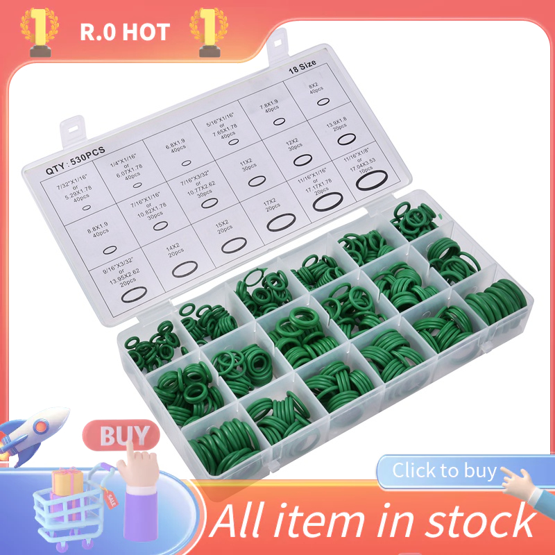 530Pcs Car R134A Car O-Ring Repair Automotive Air Conditioning Repair ...