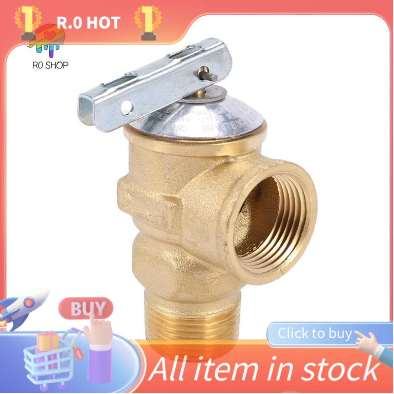 3/4 inch NPT American Standard Lead-Free Water Heater Safety Valve 150 ...