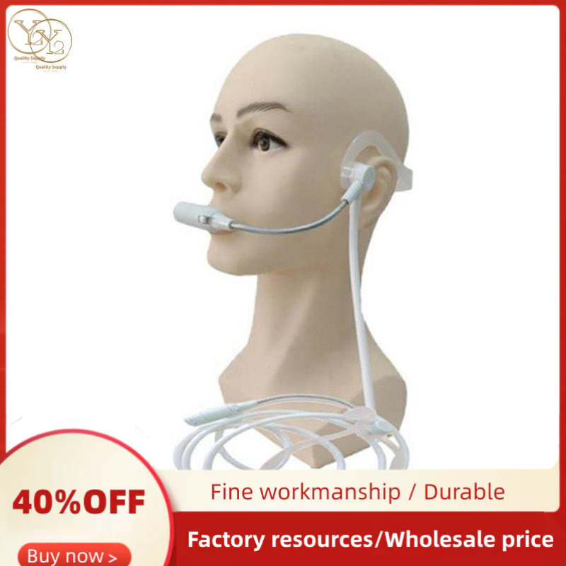 Headset Nasal Type Oxygen Cannula 2M Silicone Straw Tube Concentrator ...
