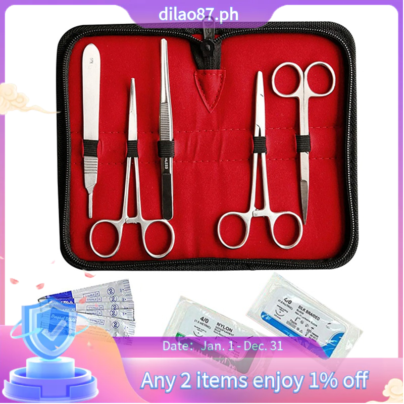 [In stock]-Suture Kit,Stainless Steel Training Instruments with Scalpel Blades for Veterinarian ...