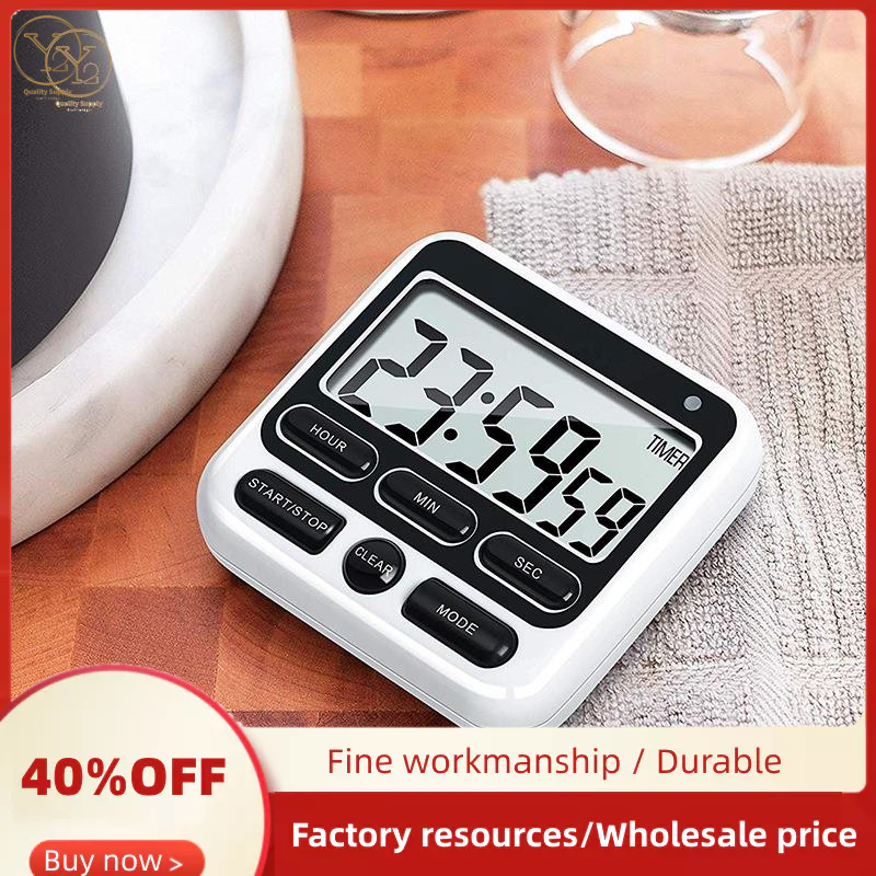 Digital Kitchen Timer with Mute/Loud Alarm Switch ON/OFF Switch, 12 ...