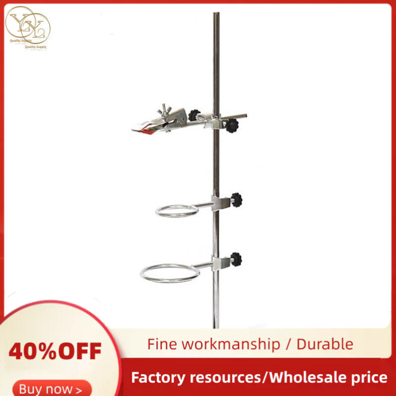 Laboratory Grade Metalware Support Stand, Cork Lined Burette Clamp with ...