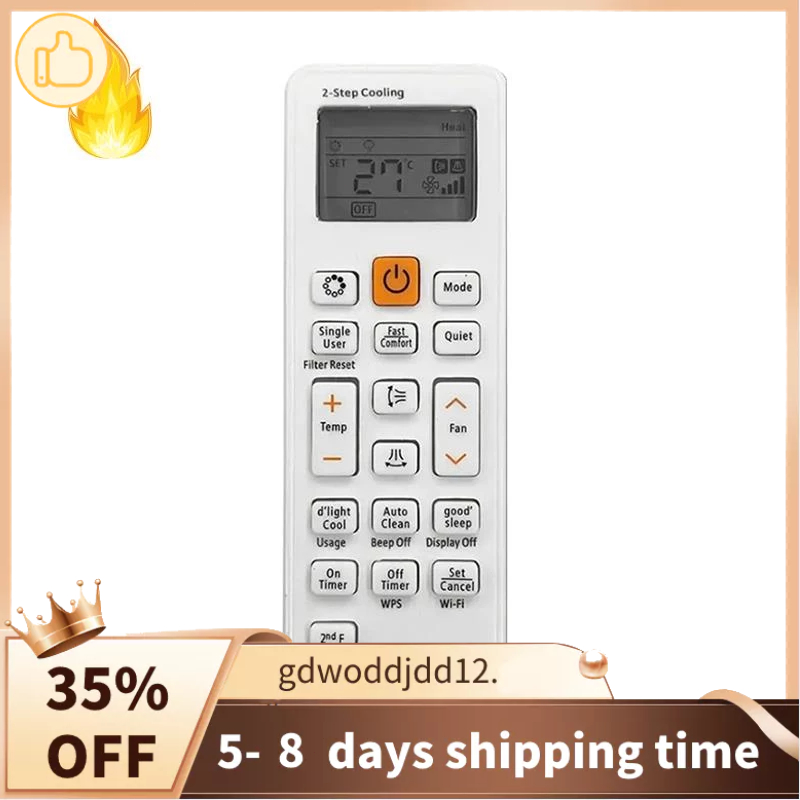 Superior DB93-11489L Remote Control for Samsung Air Conditioner DB93 ...