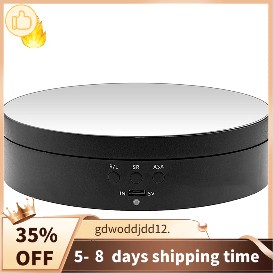 Superior 360 Degree Motorized Rotating Mirrored Display Stand Turntable ...