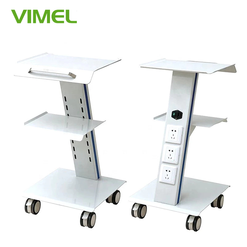 Dental Metal Built-in Socket Tool Cart Mobile Instrument Cart Dental ...