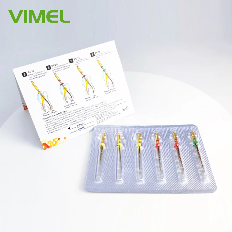 COXO SOCO PRO Dental Nickel Titanium Heat Activation Root Canal File ...