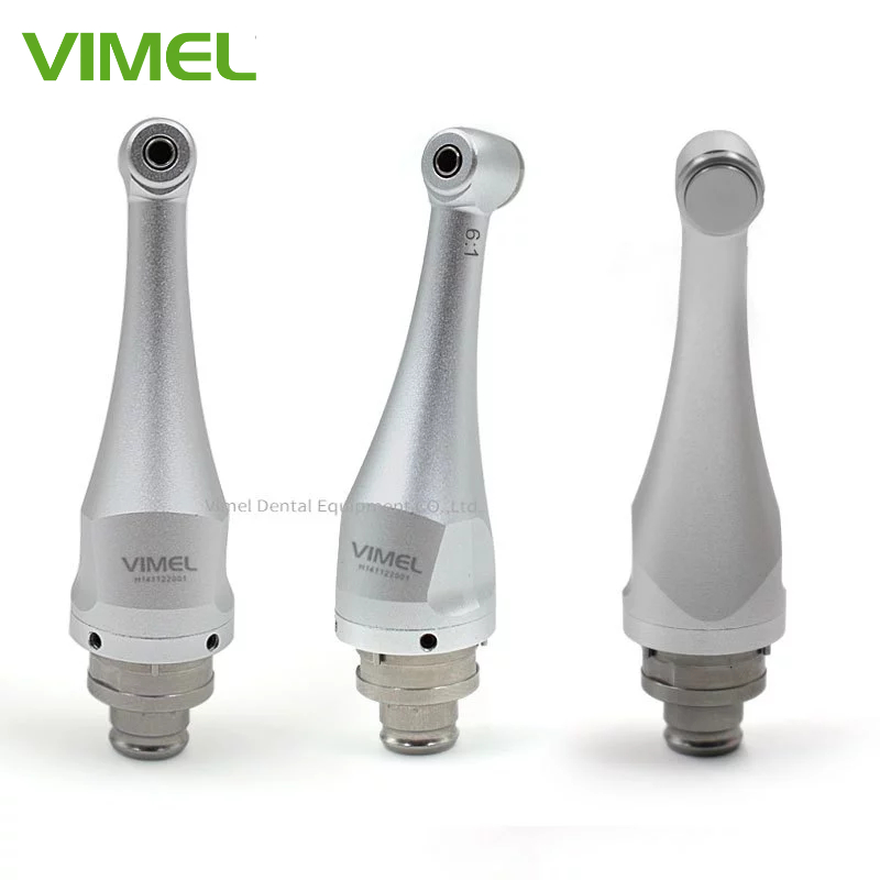 Dental Endodontic 6:1 Reduction Electric Contra Angle Handpiece Head Push Button for Wireless ...