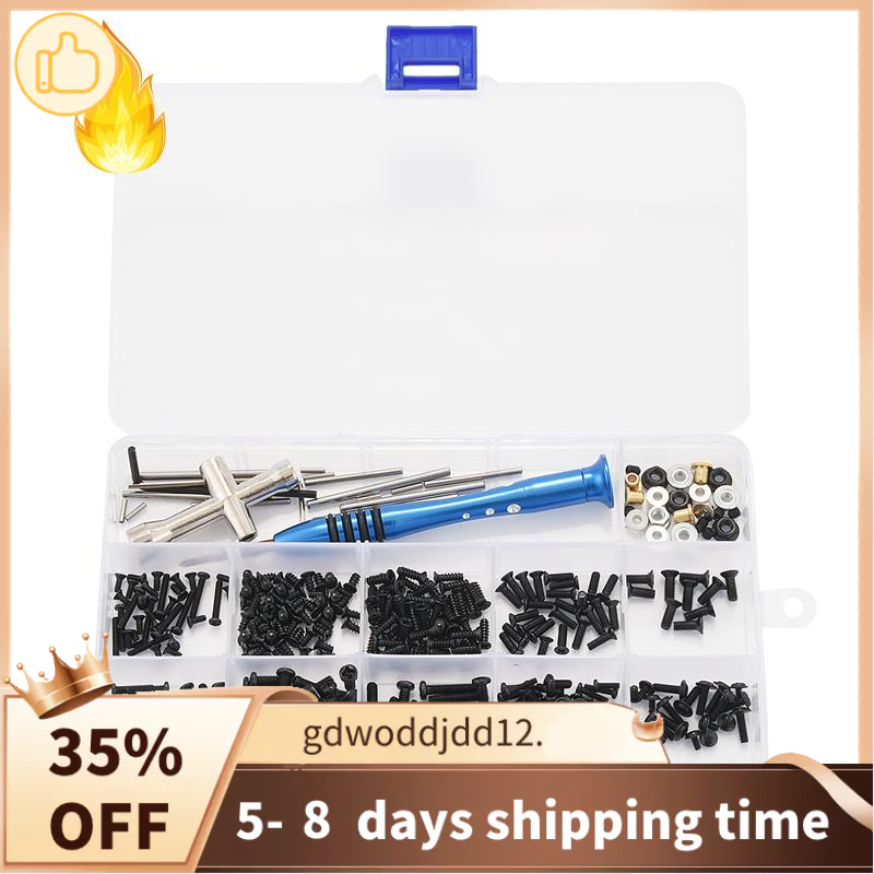 Superior M2 M2.5 M3 Screw Fastener Kit Cross Sleeve Hex Wrench Swing ...