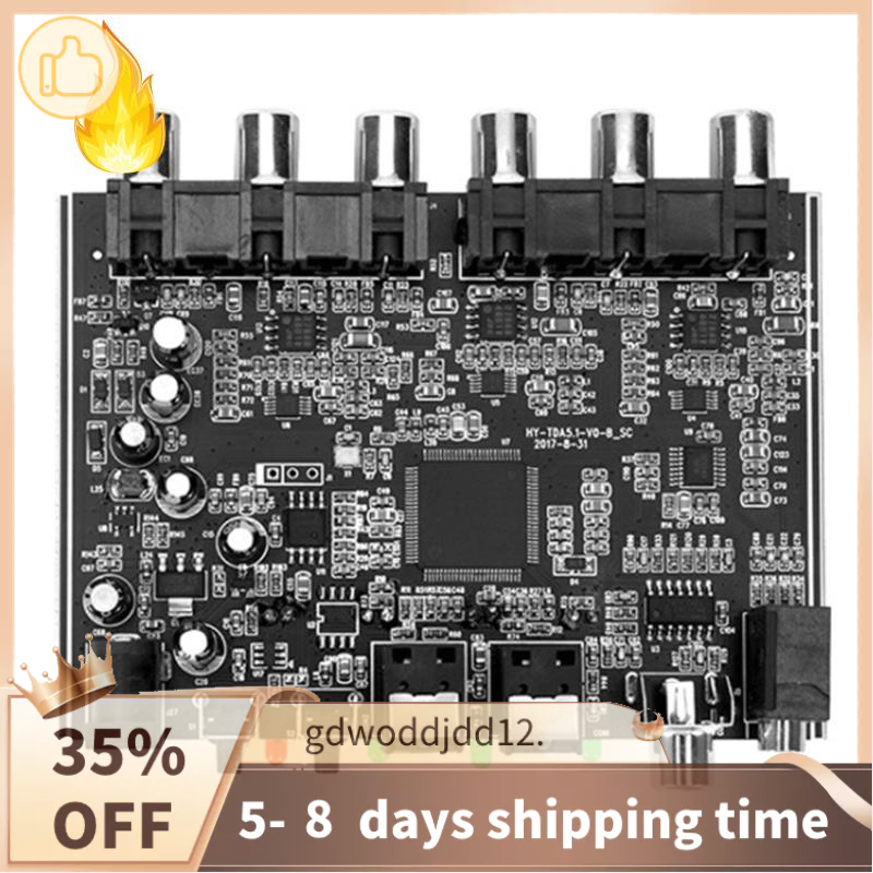 Superior DAC ule 5.1 Channel AC-3 PCM Digital Optical DTS RCA HiFi Stereo Audio Home Theater ...