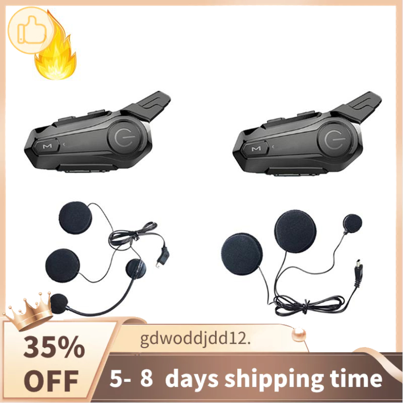 Superior Motorcycle Bluetooth Helmet Intercom Universal Pairing ...