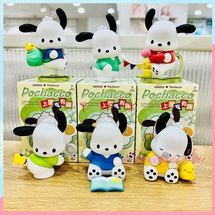 Cute Pochacco Blind Box Toys Kawaii Mini Figure Dolls Desktop ...