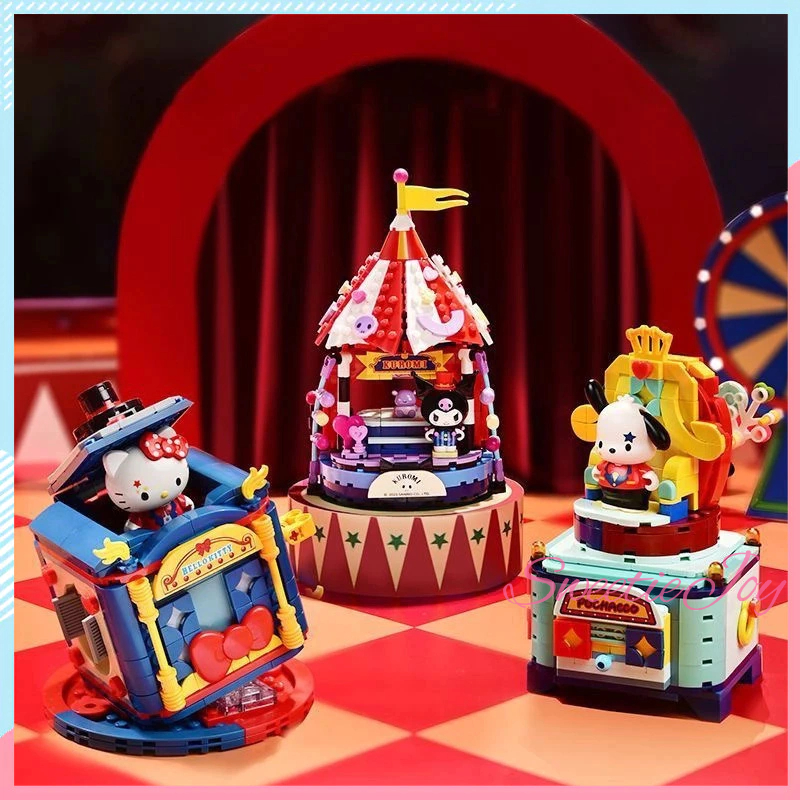 Keeppley Sanrio Building Blocks Cinnamoroll Figure Cute PomPomPurin ...